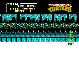 Teenage Mutant Ninja Turtles II - The Arcade Game » NES Ninja